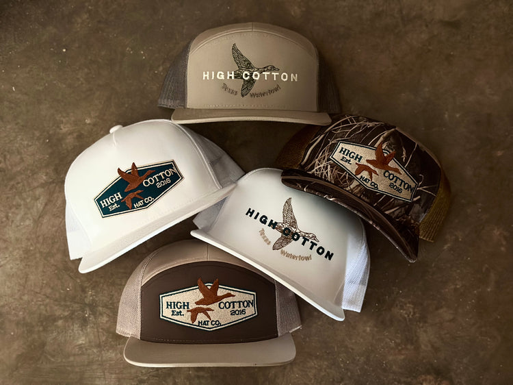 High Cotton Hat Co offers southern style caps with a hometown feel.